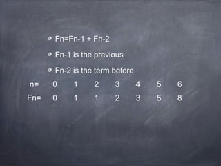 Fibonacci | PPT | Games and Puzzles | Hobbies & Interests