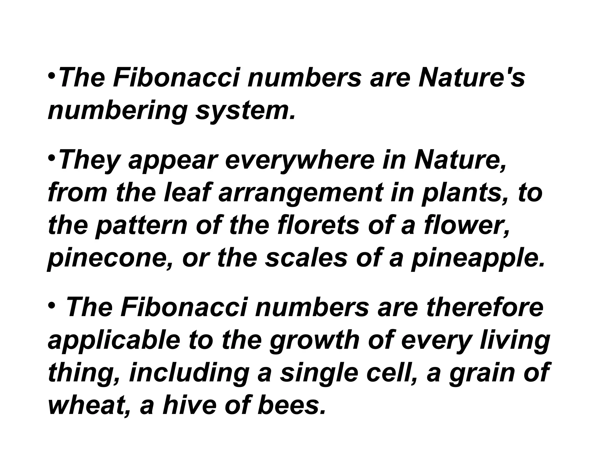 Fibonacci Sequence | PPT