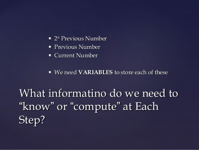 Interview Question- Fibonacci Series