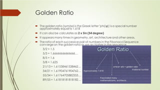 Fibonacci and golden ratio | PDF