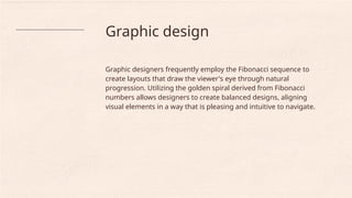 Fibonacci in Design and the Golden Ratio | PPTX
