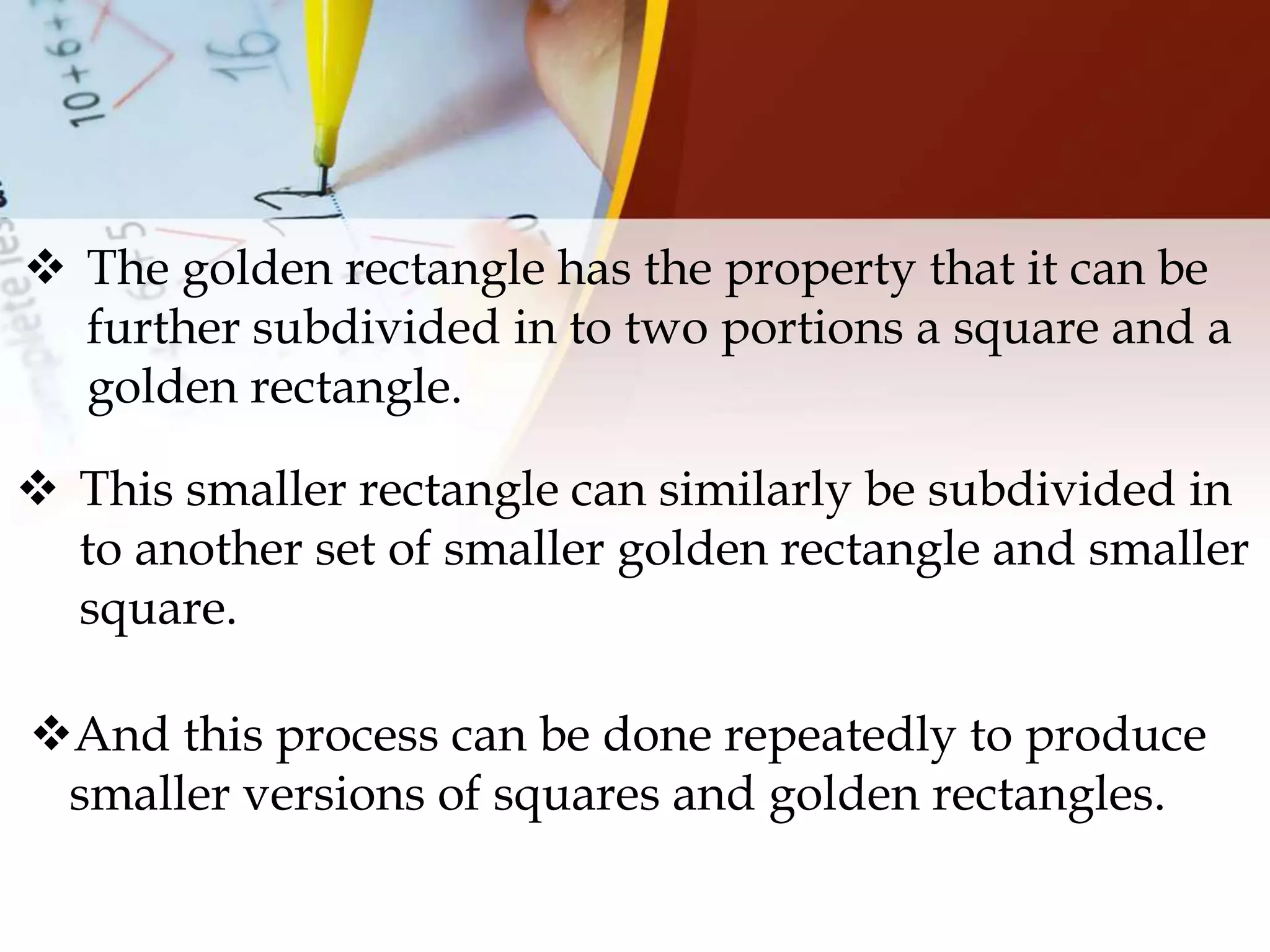 Fibonacci numbers and golden ratio | PPTX