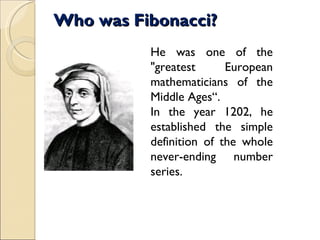 Fibonacci sequence