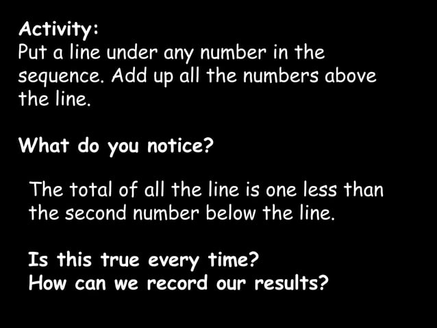 Fibonacci sequence | PPT