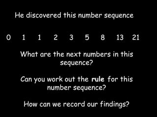 Fibonacci sequence | PPT