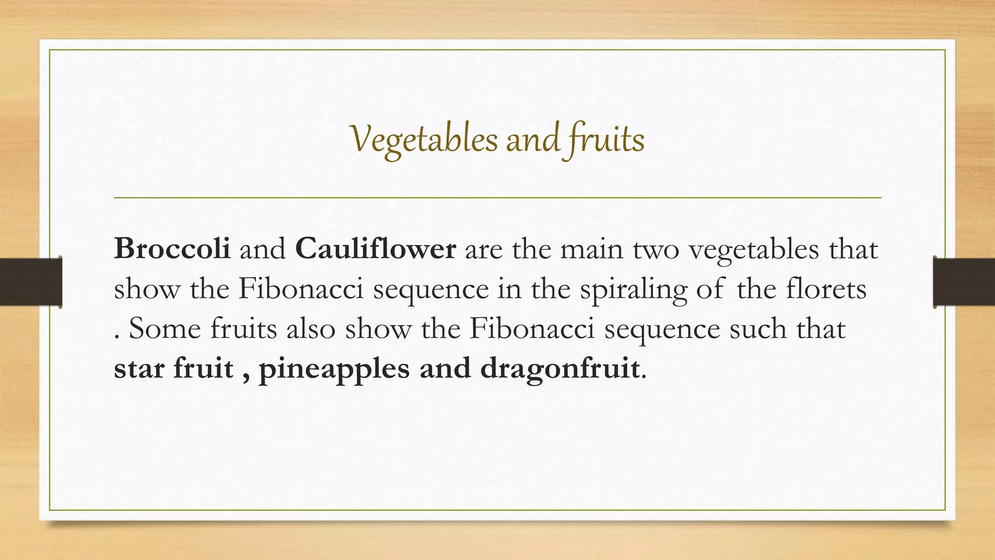 Fibonacci sequence | PPTX