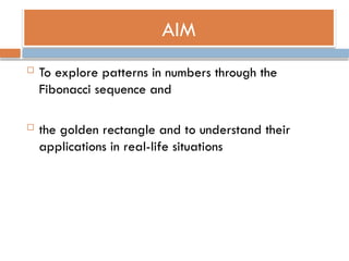 Fibonacci sequence and Golden rectangle.pptx