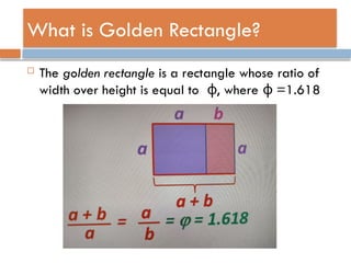 Fibonacci sequence and Golden rectangle.pptx