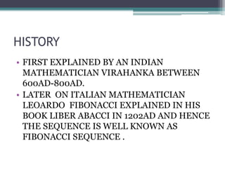 Fibonacci sequence | PPTX