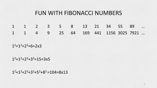 Fibonacci Series Ppt