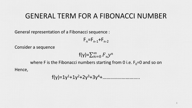 Fibonacci series | PPTX | Physics | Science