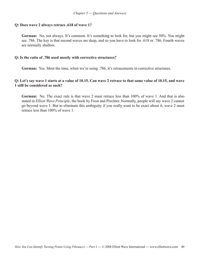 Fibonacci turning points part 1 | PDF