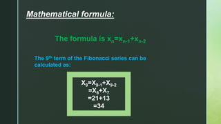 Fibonacci series | PPT
