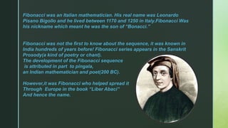 Fibonacci series | PPT