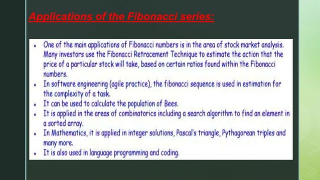 Fibonacci series | PPT