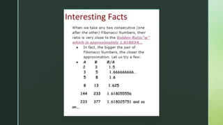 Fibonacci series | PPT