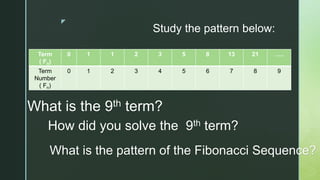 Fibonnaci sequence and Golden Ratio.pptx