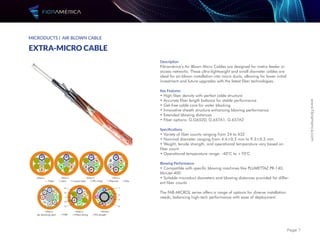 Microduct and microcable Solutions catalog | PDF