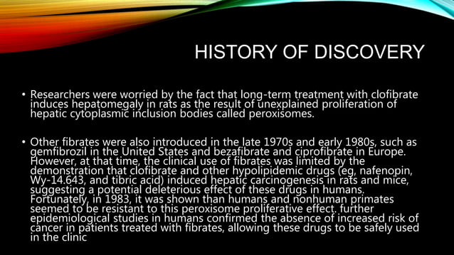 Fibrates - class, effects, side effects, drugs interactions, main ...