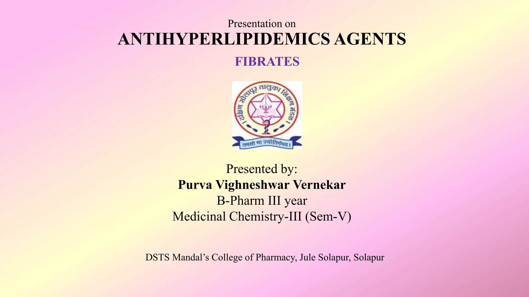 Fibrates_(Antihyperlipidemic) statin drugs | PPTX