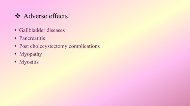Fibrates_(Antihyperlipidemic) statin drugs | PPTX