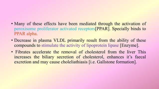 Fibrates_(Antihyperlipidemic) statin drugs | PPTX