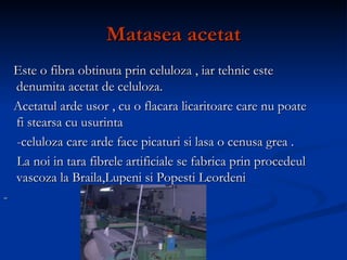 Fibre artificiale | PPT