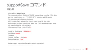 ブロケード FC ファブリックスイッチオペレーション講座（前編） | PDF