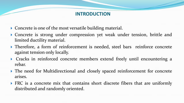 Fibre concrete | PPT