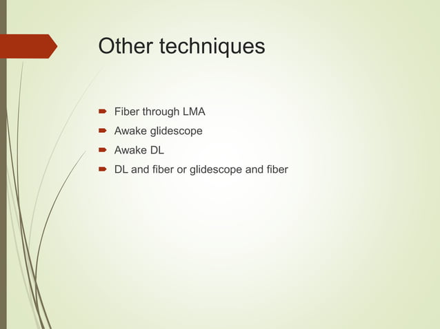 FIBRE OPTIC INTUBATION (AWAKE INTUBATION).pptx | First Aid | Injuries