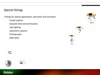 Fibre optic lighting by Roblon - Denmark | PPT | Computer Peripherals ...