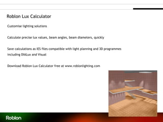 Fibre optic lighting by Roblon - Denmark | PPT | Computer Peripherals ...