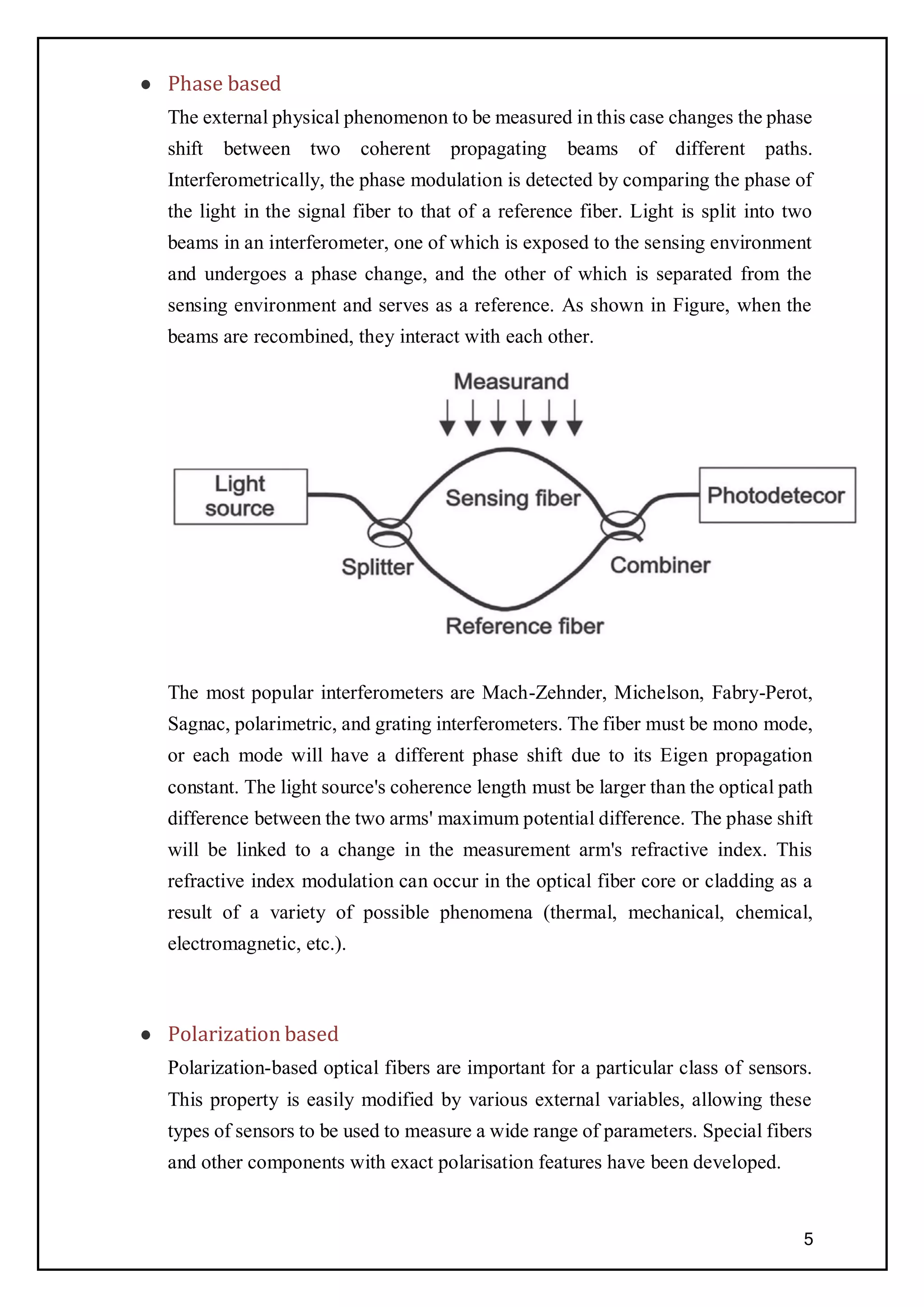 Fiber optic sensor | PDF