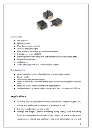 Fiber optic sensor | PDF