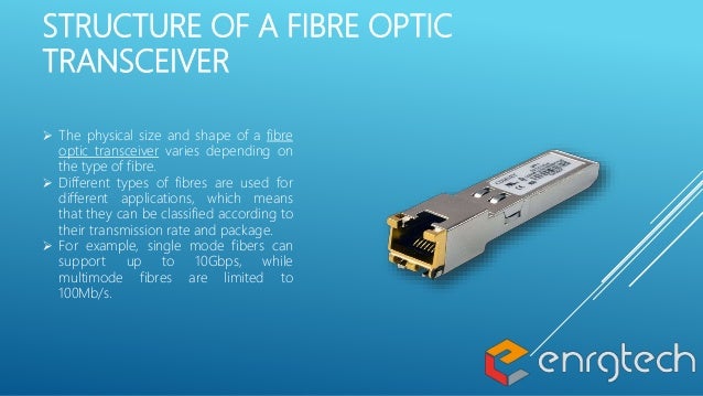 Fibre optic transceivers | PPT