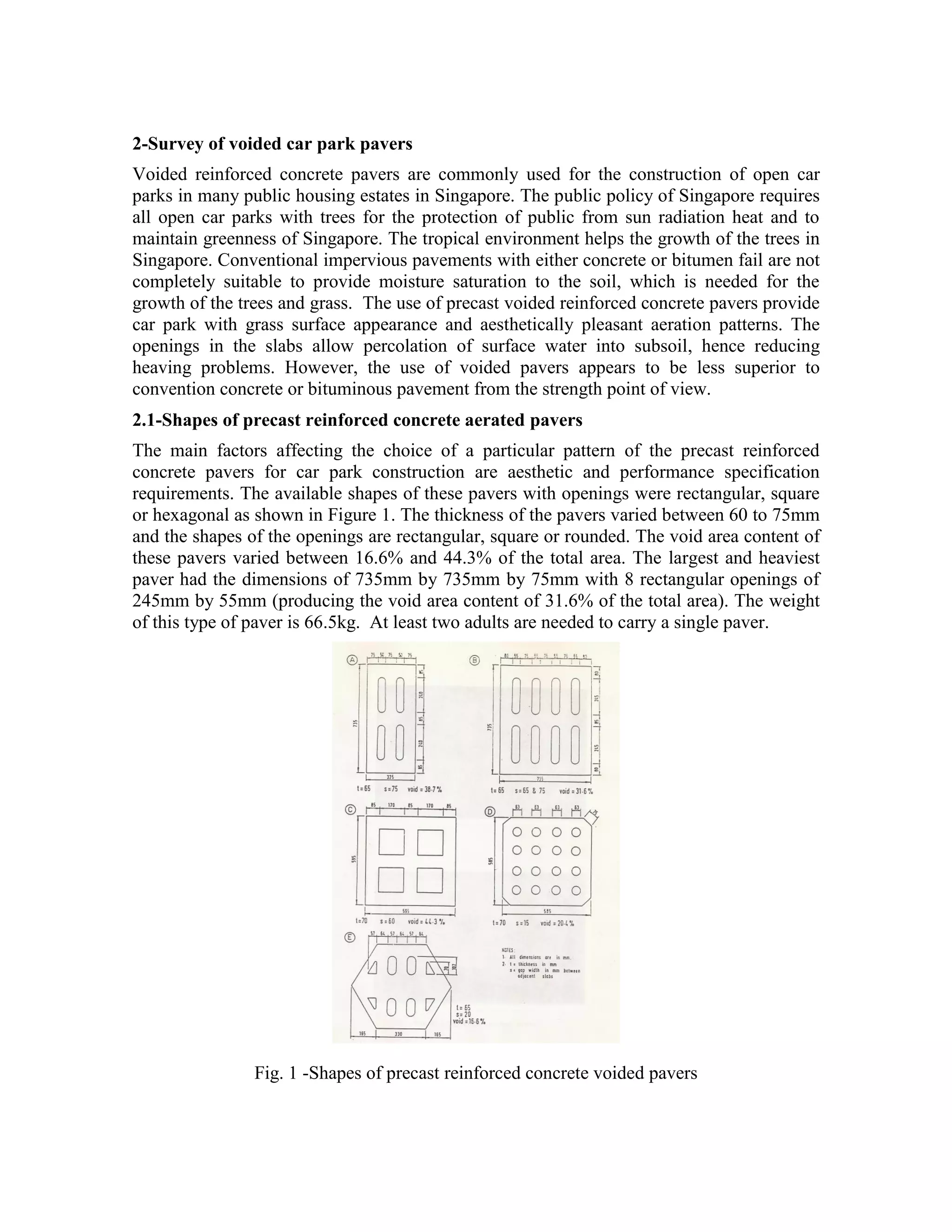 Fibre reinforced and ferrocement car park pavers by R Sri Ravindrarajah ...