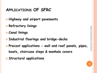 Fibre reinforced concrete | PPT