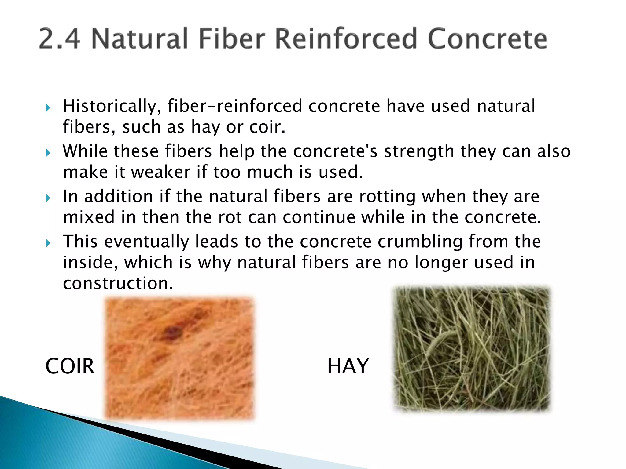 Fibre reinforced concrete | PPTX