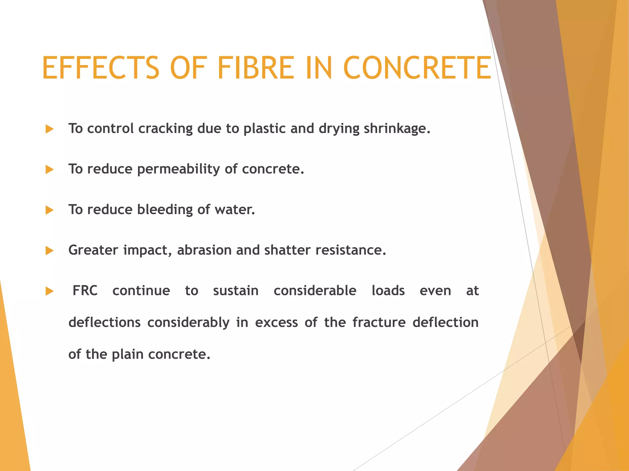 Fibre reinforced concrete | PPT