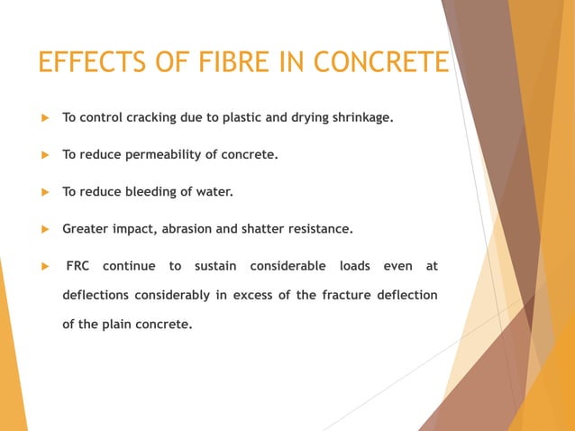 Fibre reinforced concrete | PPT