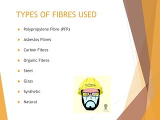 Fibre reinforced concrete | PPTX