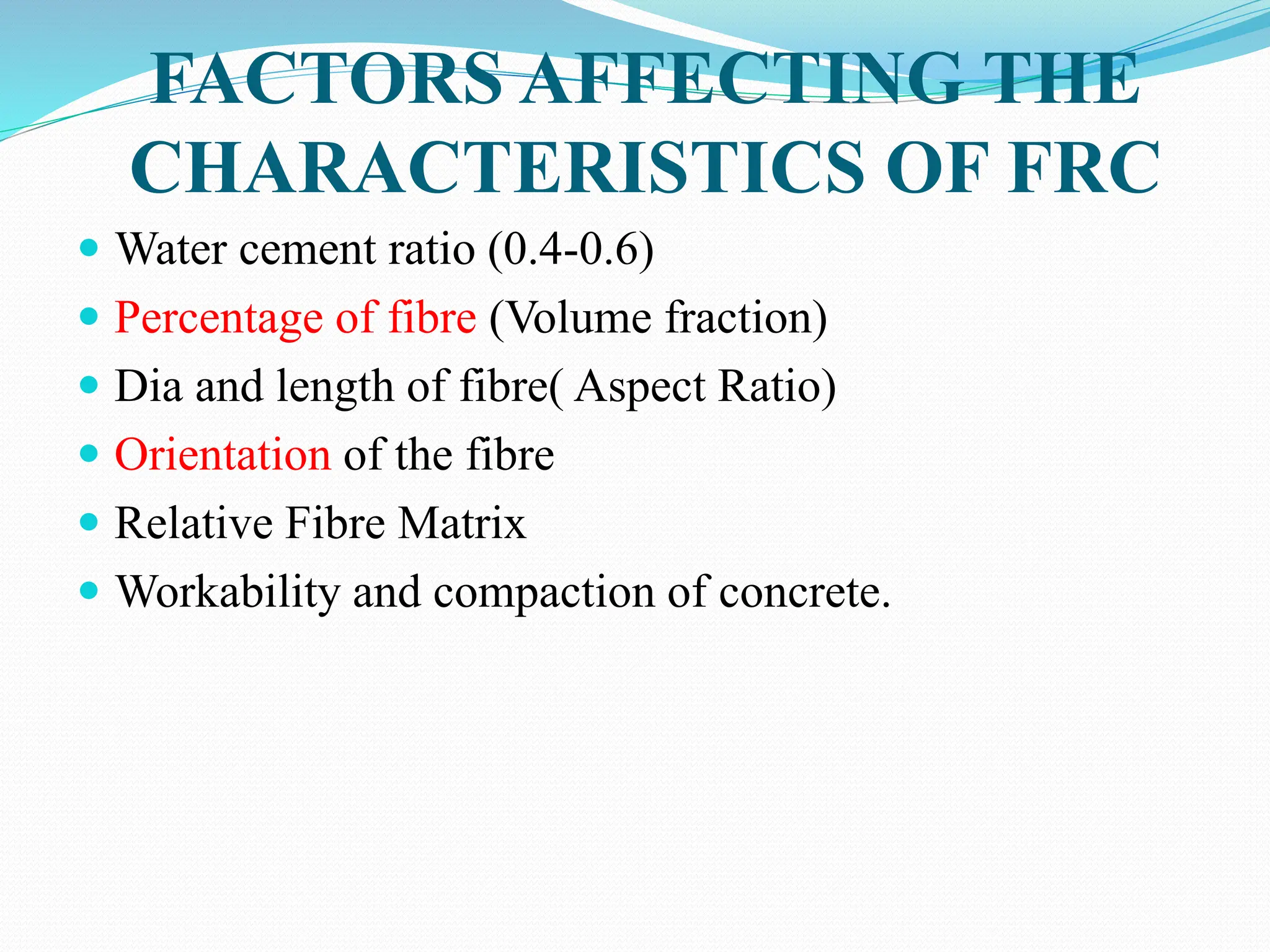 FIBRE REINFORCED CONCRETE in Construction.pptx