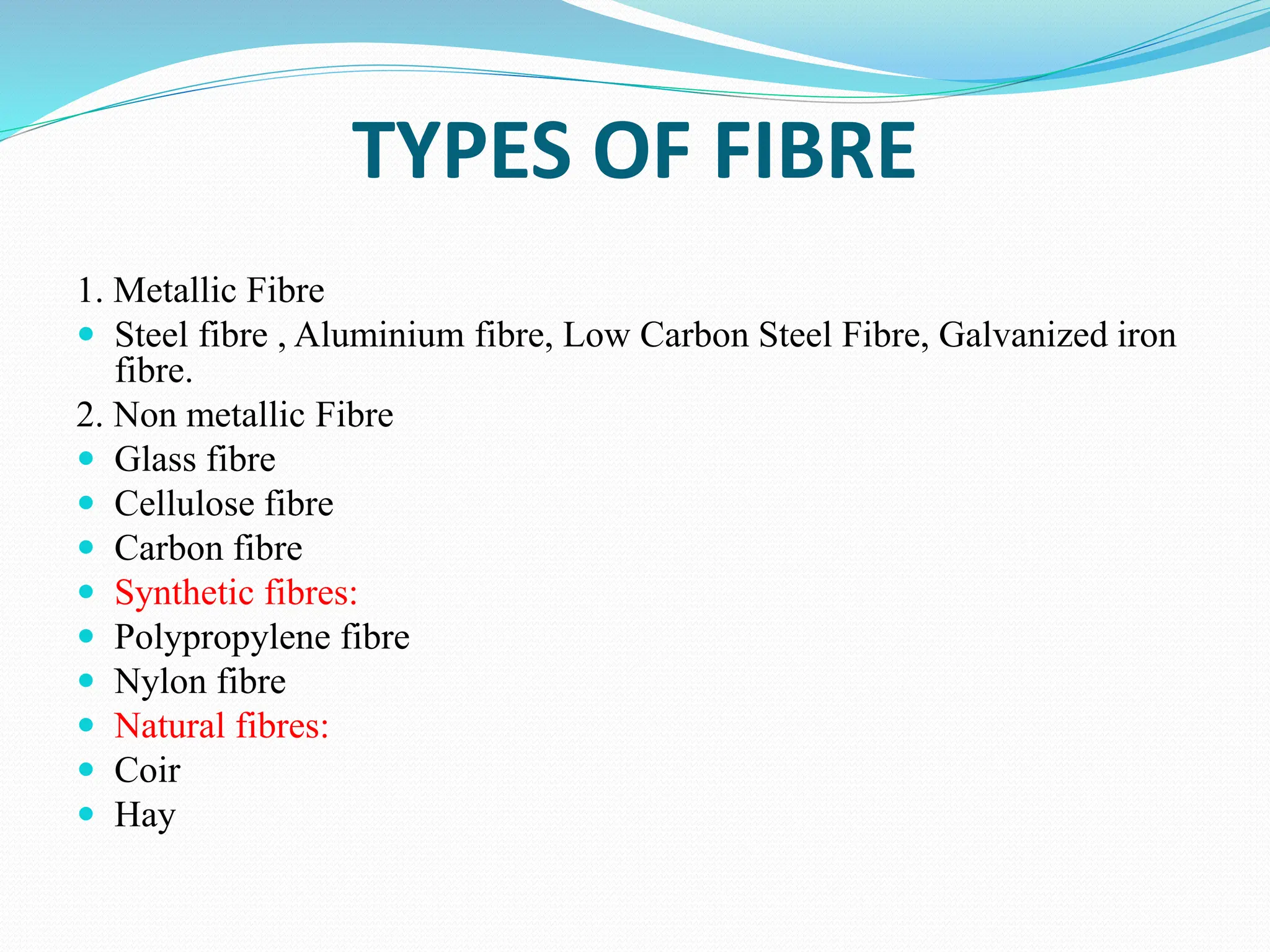 FIBRE REINFORCED CONCRETE in Construction.pptx