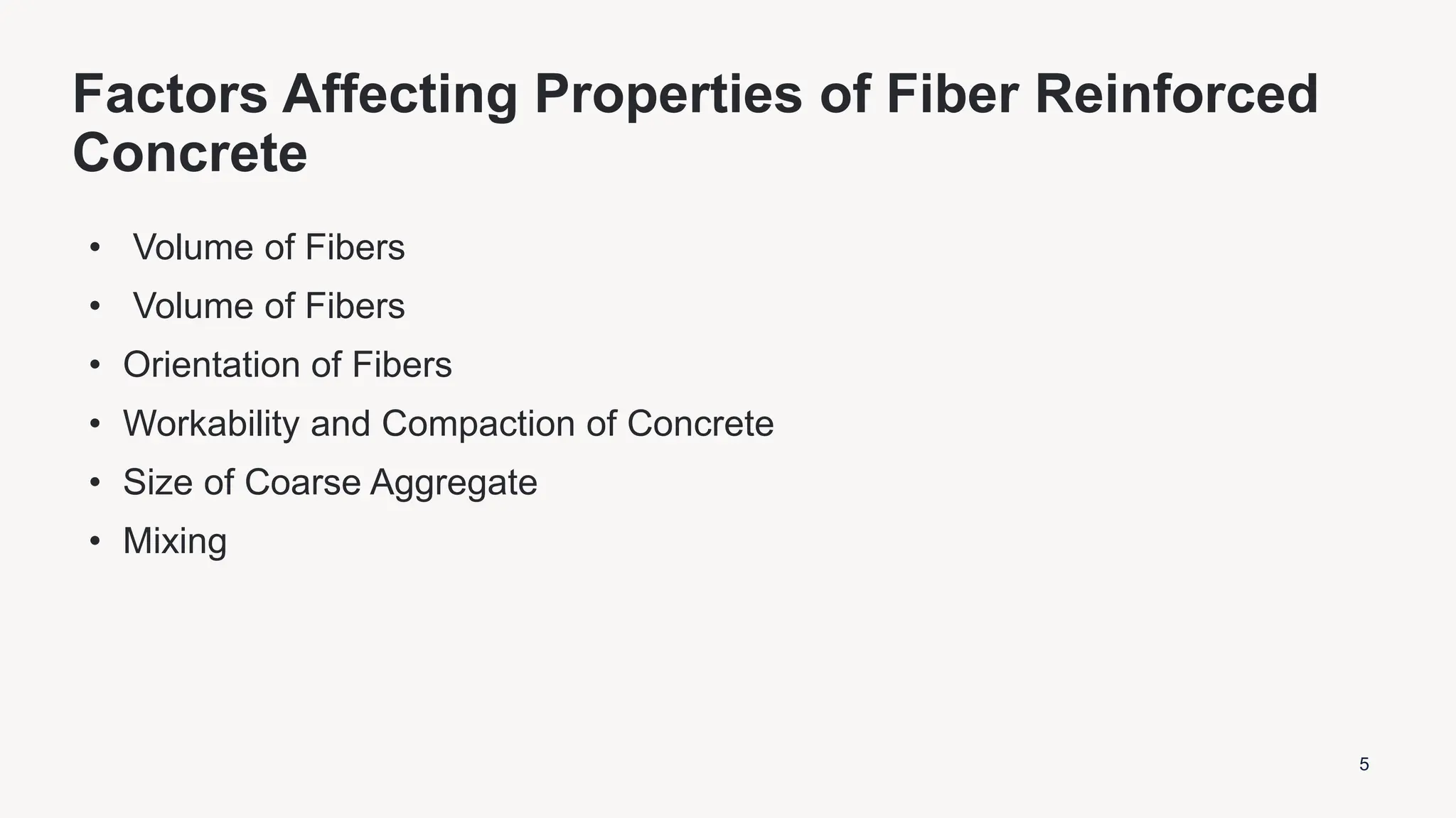 FIBRE REINFORCED CONCRETE civil engineering applications and types of ...