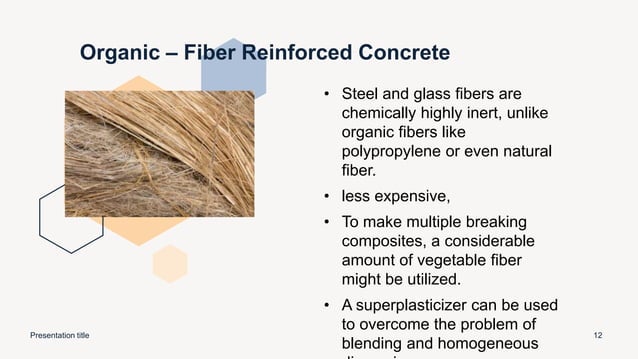 FIBRE REINFORCED CONCRETE civil engineering applications and types of ...