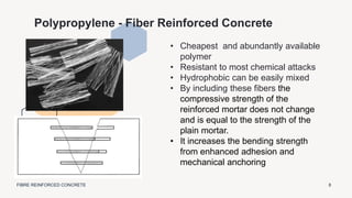 FIBRE REINFORCED CONCRETE civil engineering applications and types of ...