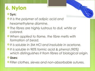 Fibers of Natural Origin | PPT