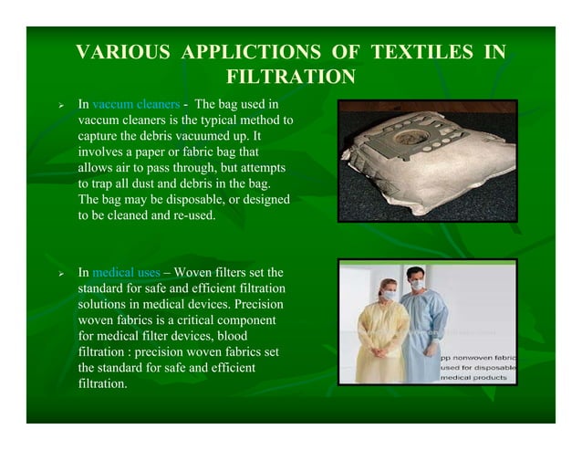 Fibres and fabrics for filtration | PDF | Needlework | Arts and Crafts