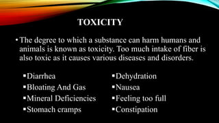 Fiber in foods | PPTX