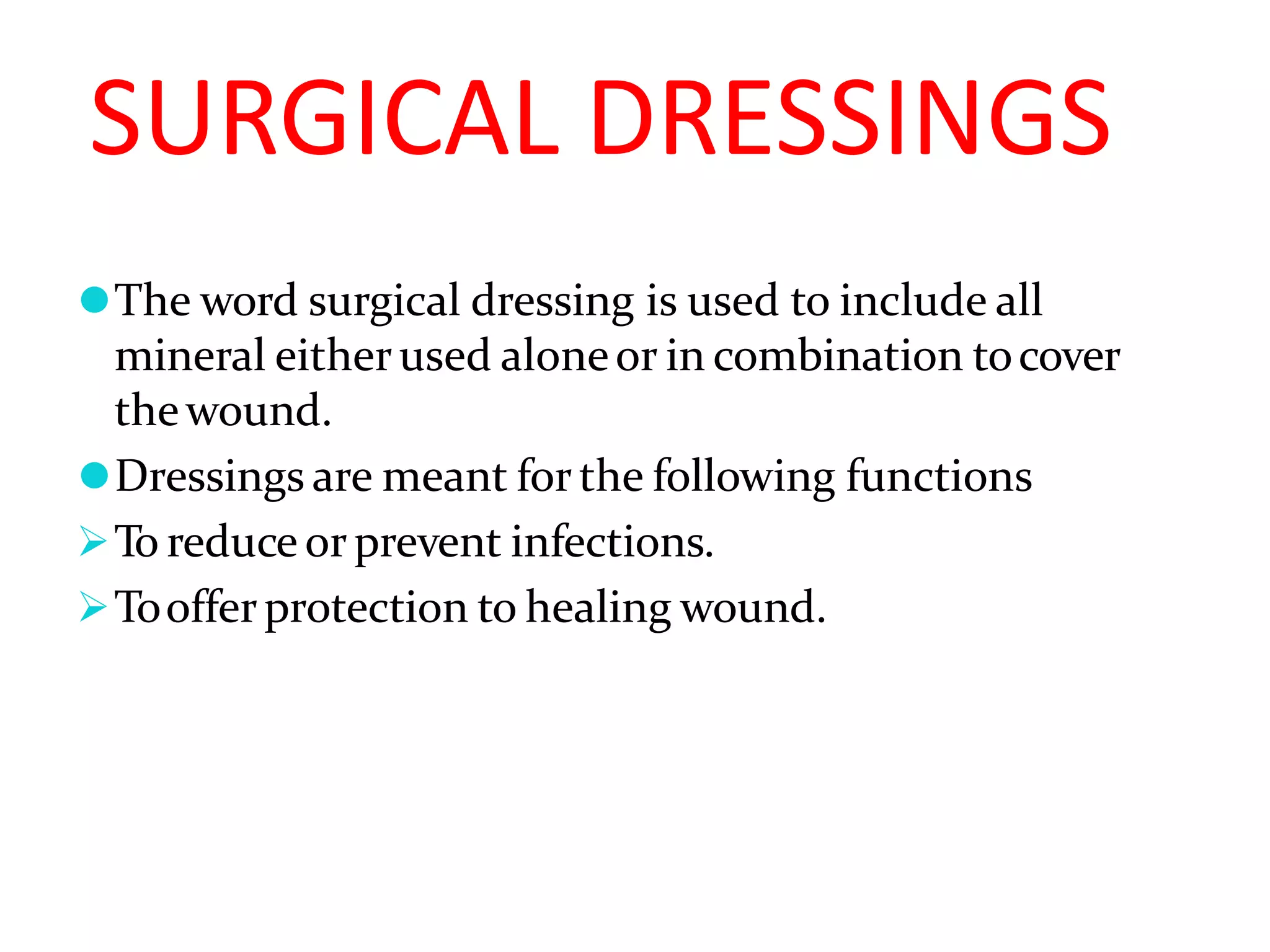 Fibres & Surgical Dressings..pptx
